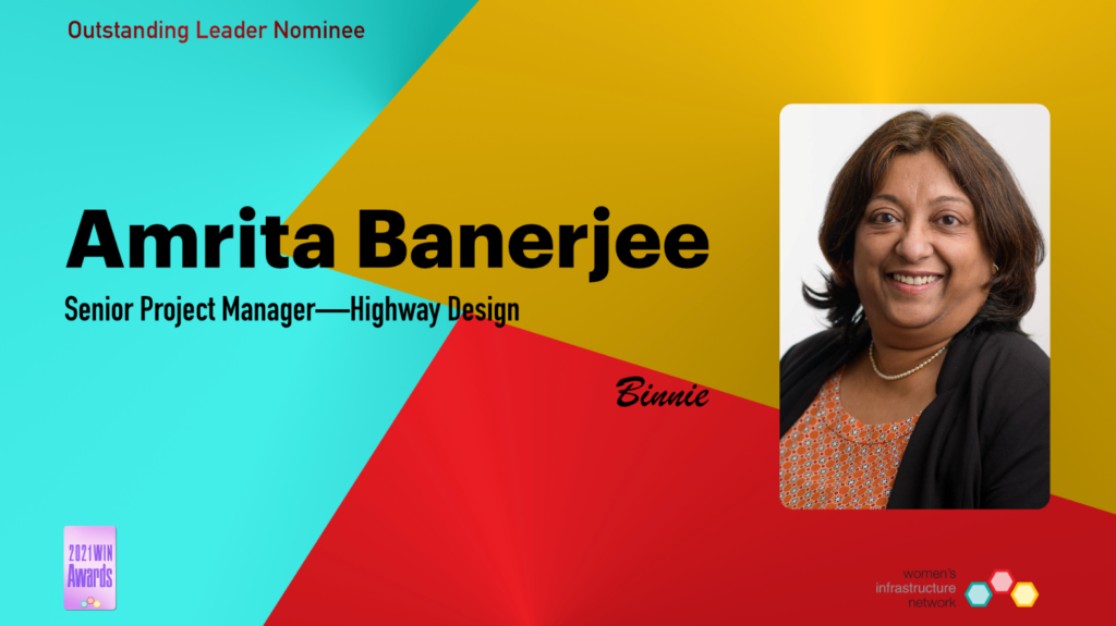 Amrita Banerjee is a WIN Outstanding Leader Nominee - Awards, Staff ...
